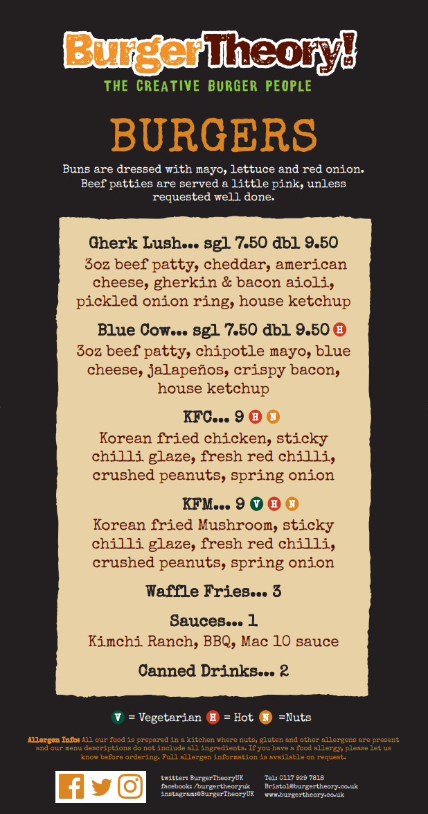 Burger Theory | The Creative Burger People | Bristol. Festivals & Events